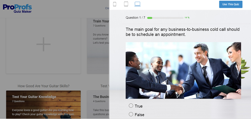 proprofs-dashboard | CompareCamp.com