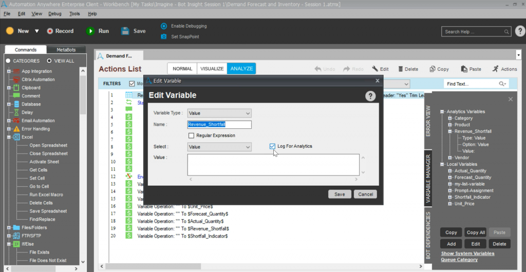 Automation Anywhere dashboard | CompareCamp.com