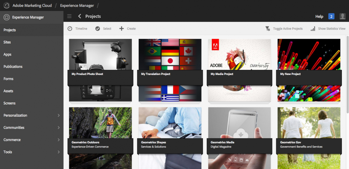Adobe Experience Manager dashboard | CompareCamp.com