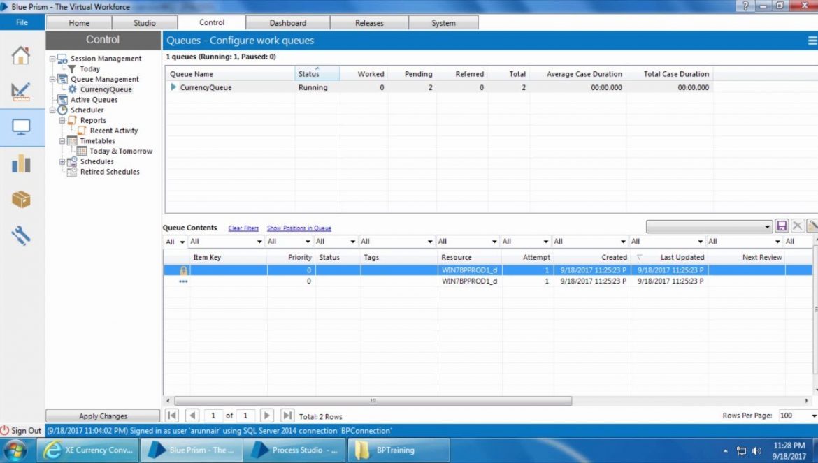 Blue Prism dashboard | CompareCamp.com