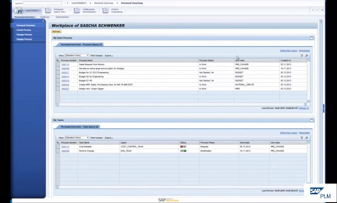 sap-plm dashboard | CompareCamp.com