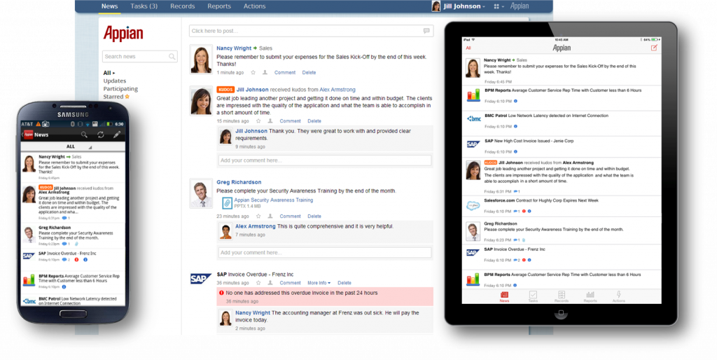 Appian BPM dashboard | CompareCamp.com
