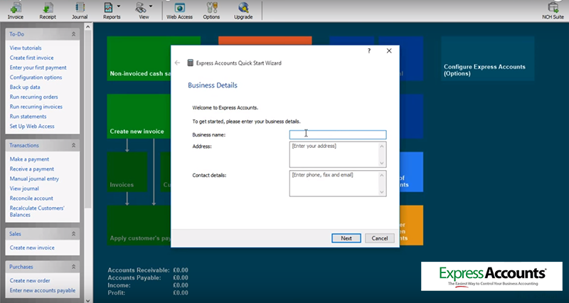 Express-Accounts dashboard | CompareCamp.com