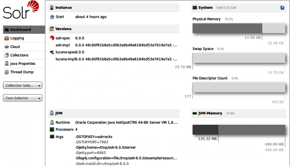 04-Apache-Solr Dashboard | CompareCamp.com