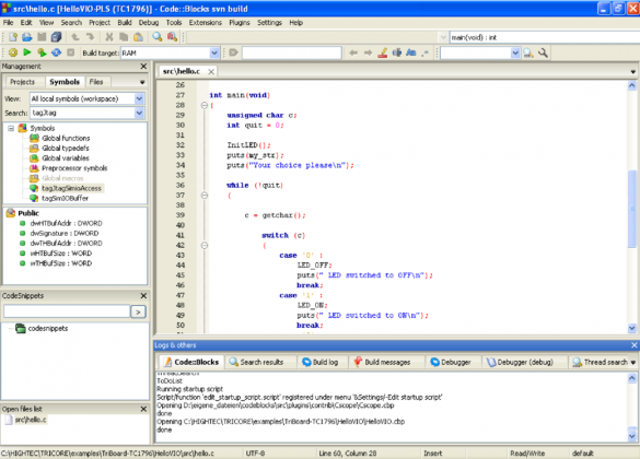 Codeblocks CompareCamp