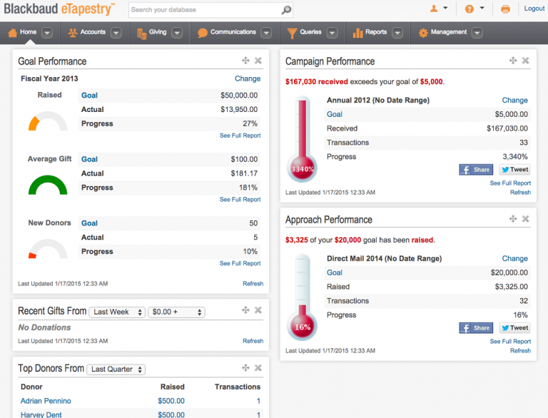 etapestry-dashboard | CompareCamp.com