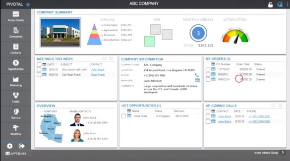 Pivotal CRM dashboard | CompareCamp.com Pivotal CRM dashboard | CompareCamp.com