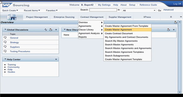 SAP Sourcing CLM Dasboard | CompareCamp.com