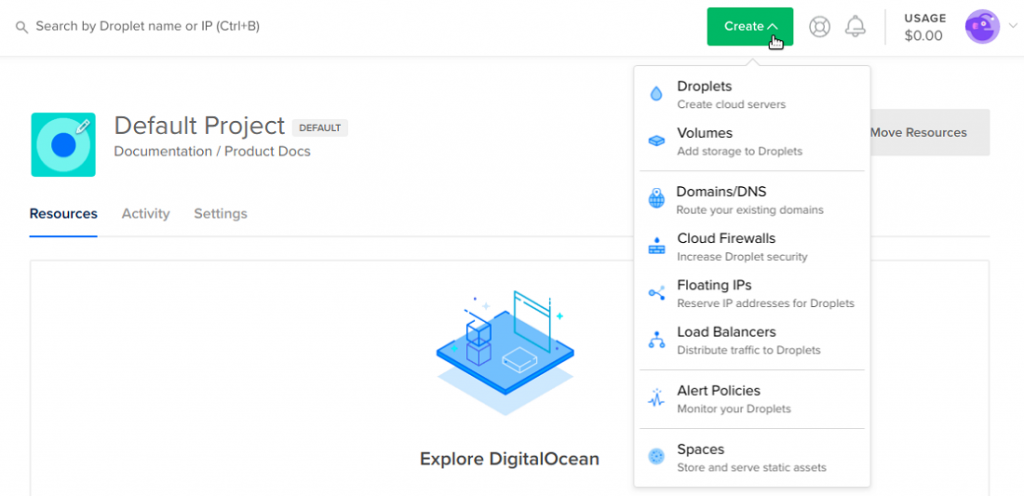 digitalocean-dashboard | CompareCamp.com