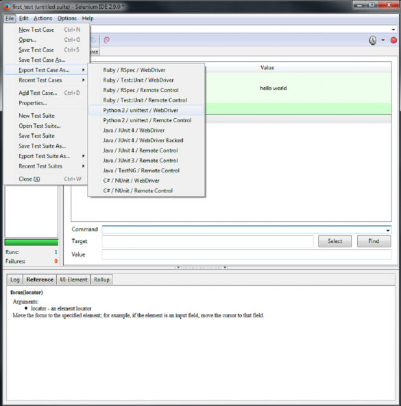 selenium-ide-dashboard | CompareCamp.com