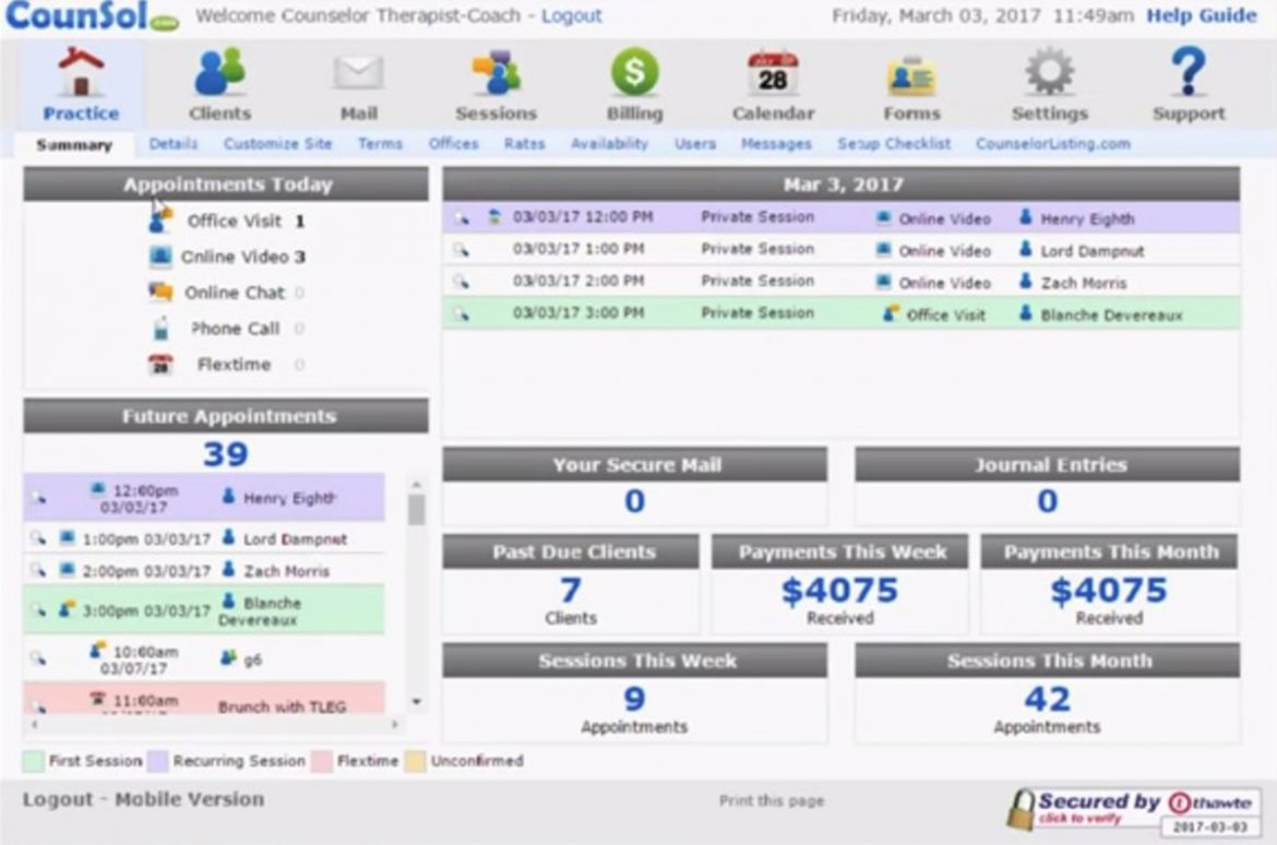 CounSol screenshot | CompareCamp.com