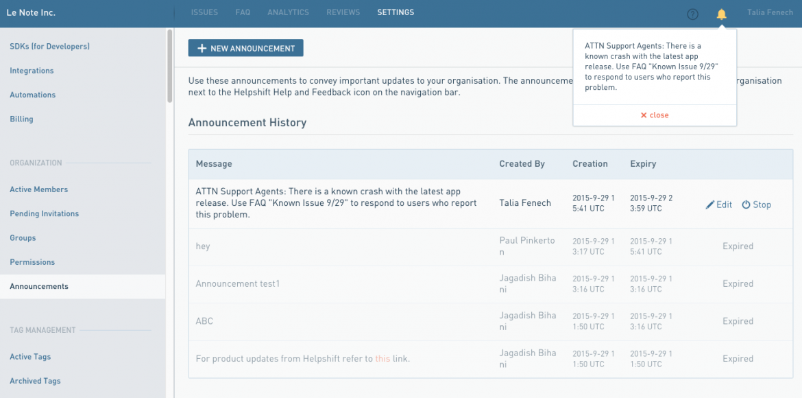 Helpshift dashboard | CompareCamp.com