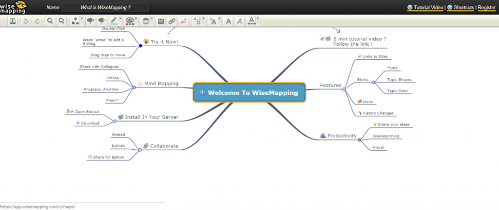 wisemapping-dashboard | CompareCamp.com