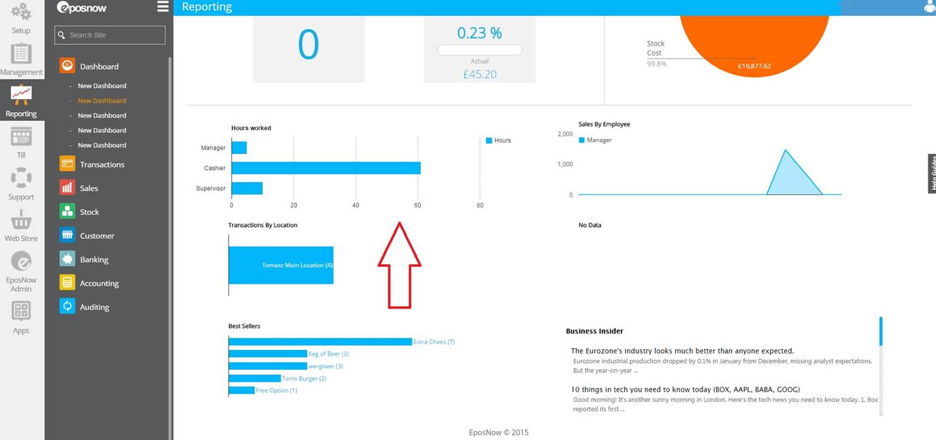 Epos Now dashboard 2 | CompareCamp.com