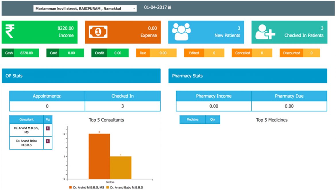 MocDoc HMS screenshot | CompareCamp.com