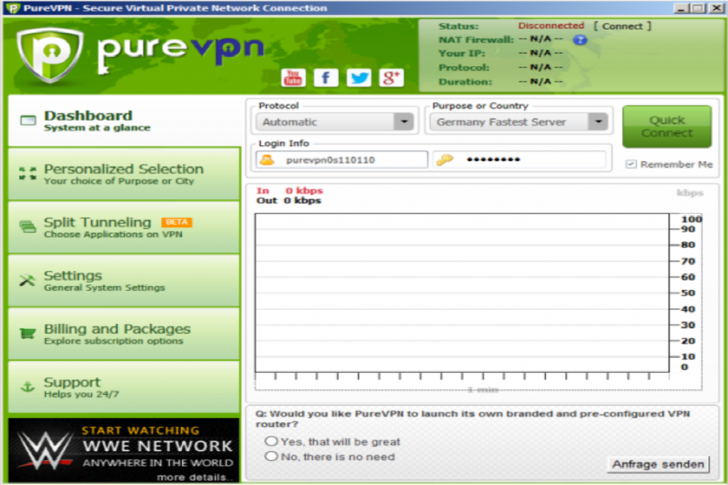 PureVPN- screenshot | CompareCamp.com