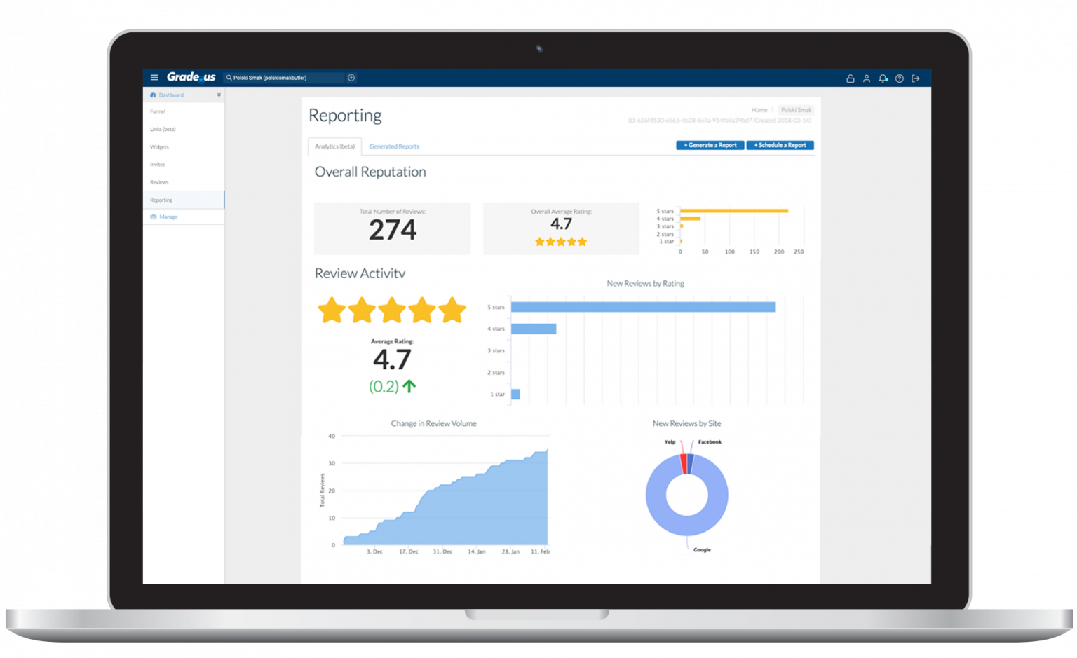 Grade.us dashboard | CompareCamp.com