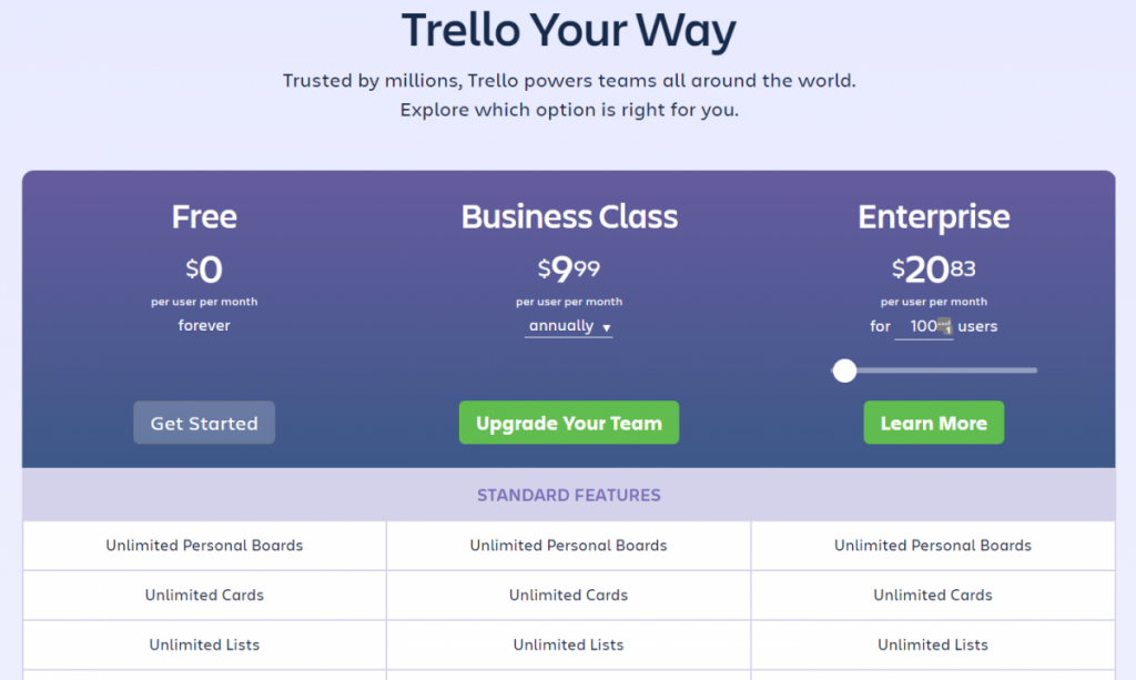 trello-pricing | CompareCamp.com