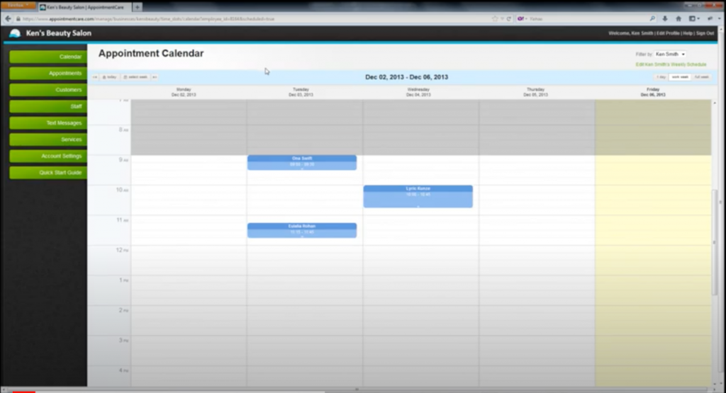 AppointmentCare dashboard 1200 x 650 | CompareCamp.com