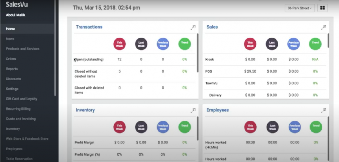SalesVu Dashboard2 | CompareCamp.com
