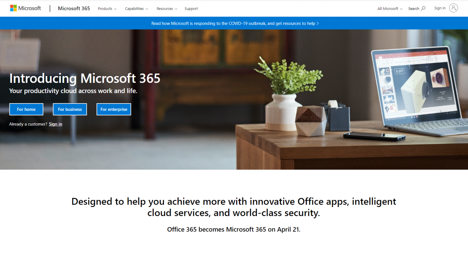 microsoft 365 homepage | CompareCamp.com