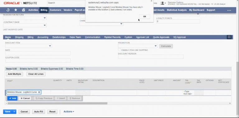 Oracle NetSuite Billing Dashboard | CompareCamp.com