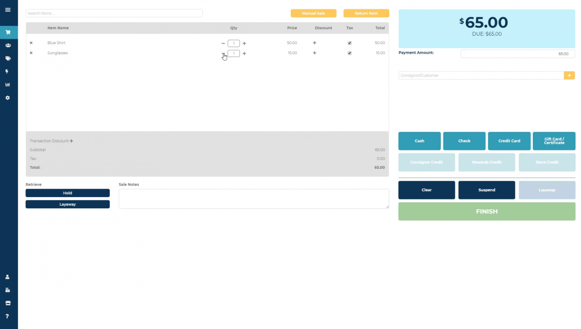 Ricochet Consignment dashboard | CompareCamp.com
