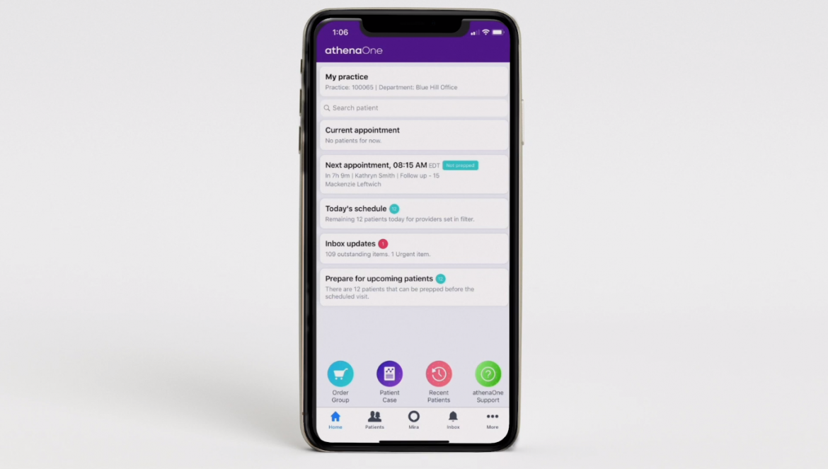 athenaOne dashboard | CompareCamp.com