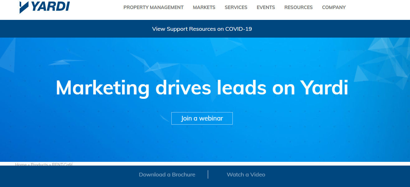 Yardi RENTCaf Review Pricing Pros Cons Features CompareCamp