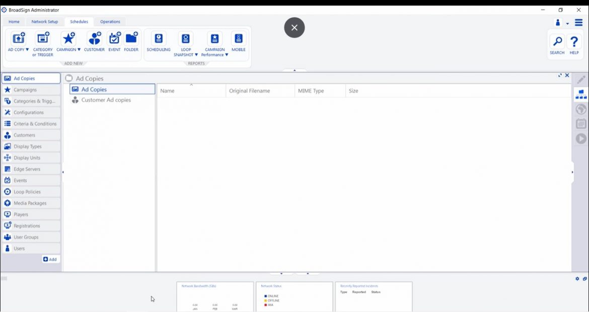 Broadsign dashboard | CompareCamp.com