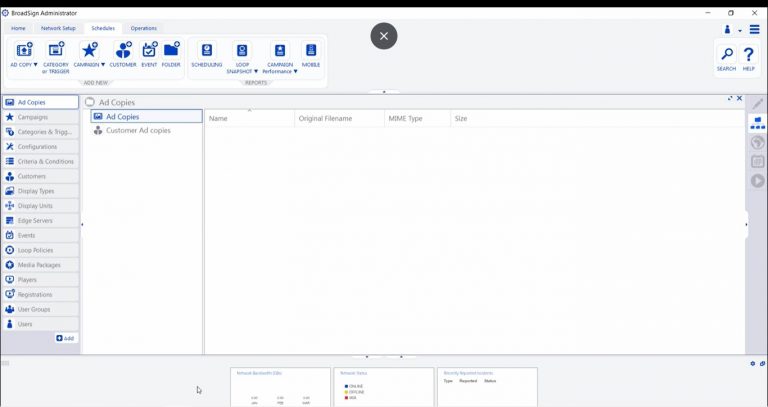 Broadsign dashboard | CompareCamp.com