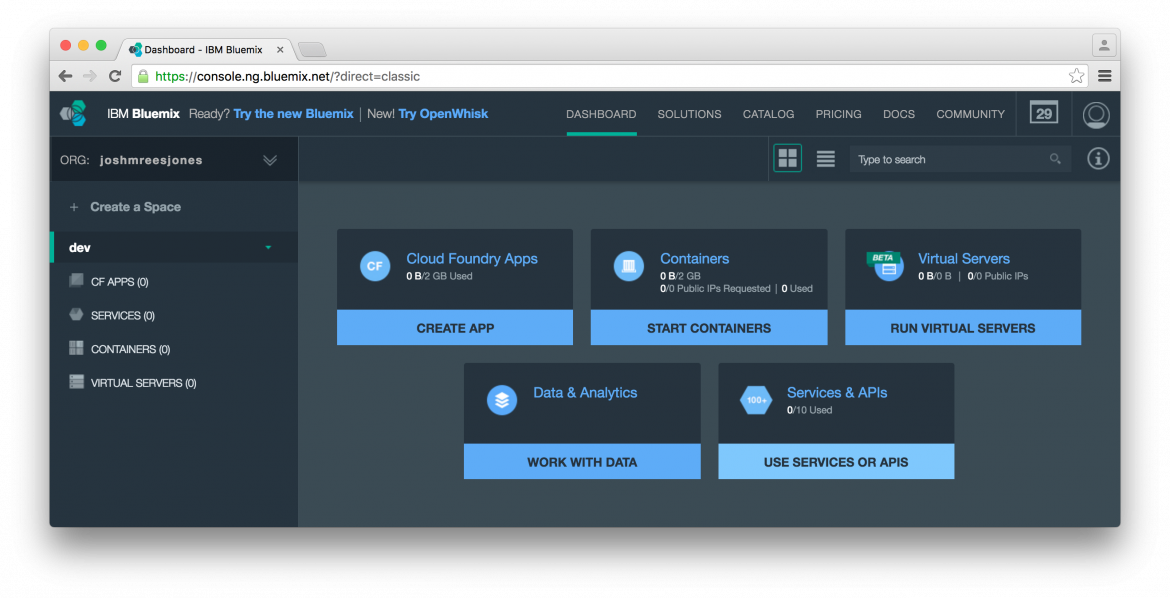 IBM Watson Dashboard | CompareCamp.com IBM Watson Dashboard | CompareCamp.com