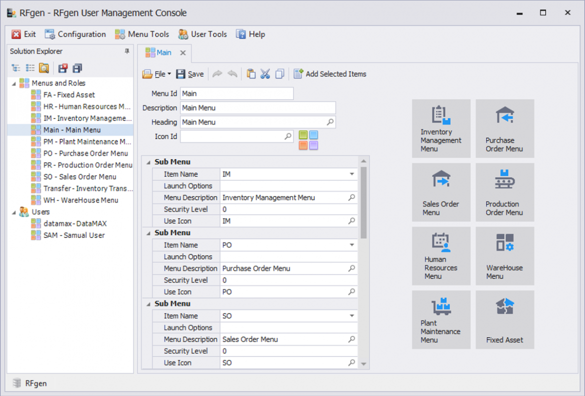 RFgen Dashboard (from GetApp) | CompareCamp.com